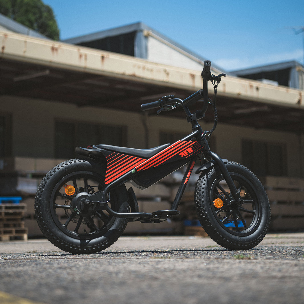 FR505 - Orange Electric Bike from Flight Risk Australia