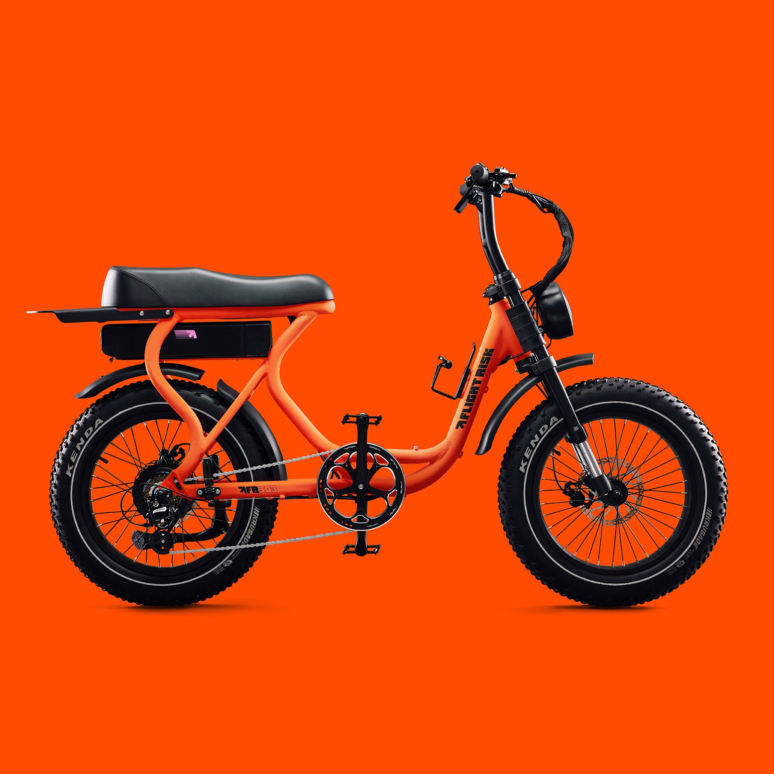 FR303 - Orange Electric Bike | Flight Risk Australia