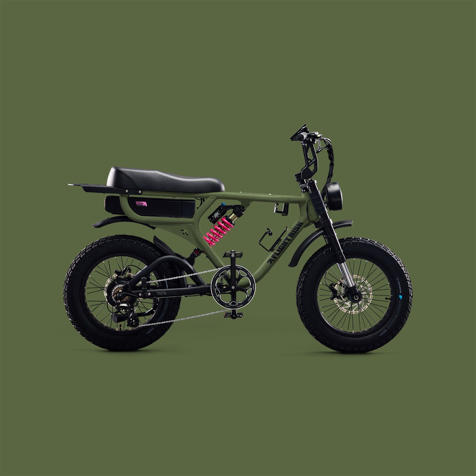 FR505 - Silver E-bike With GPS | Flight Risk Australia