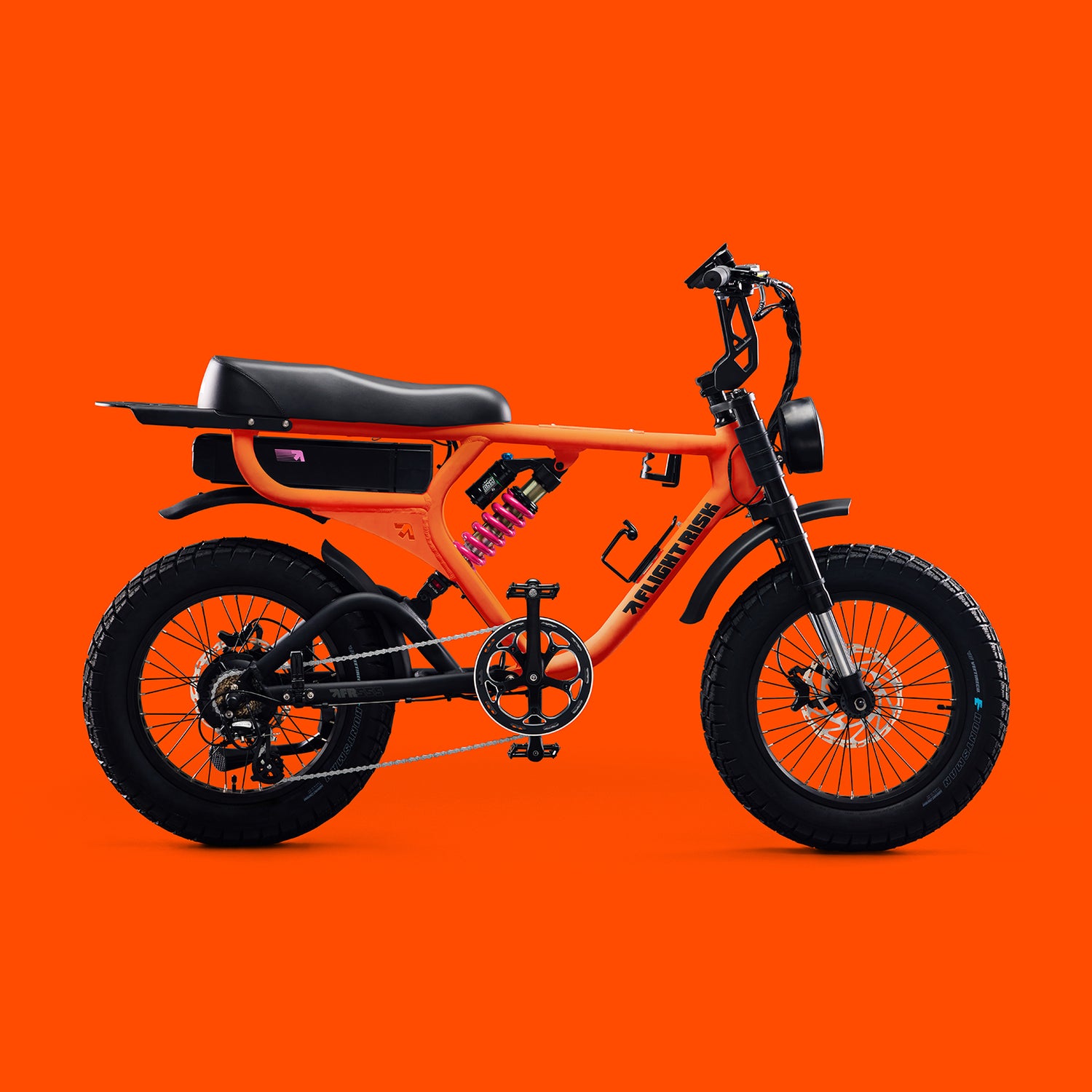 FR555 - Orange E-bike from Flight Risk Australia