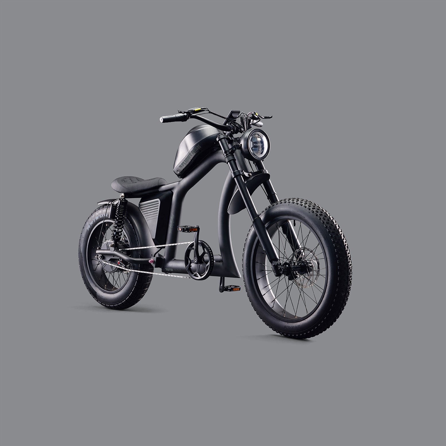 FR555 - Black Electric Bike with Suspension | Flight Risk