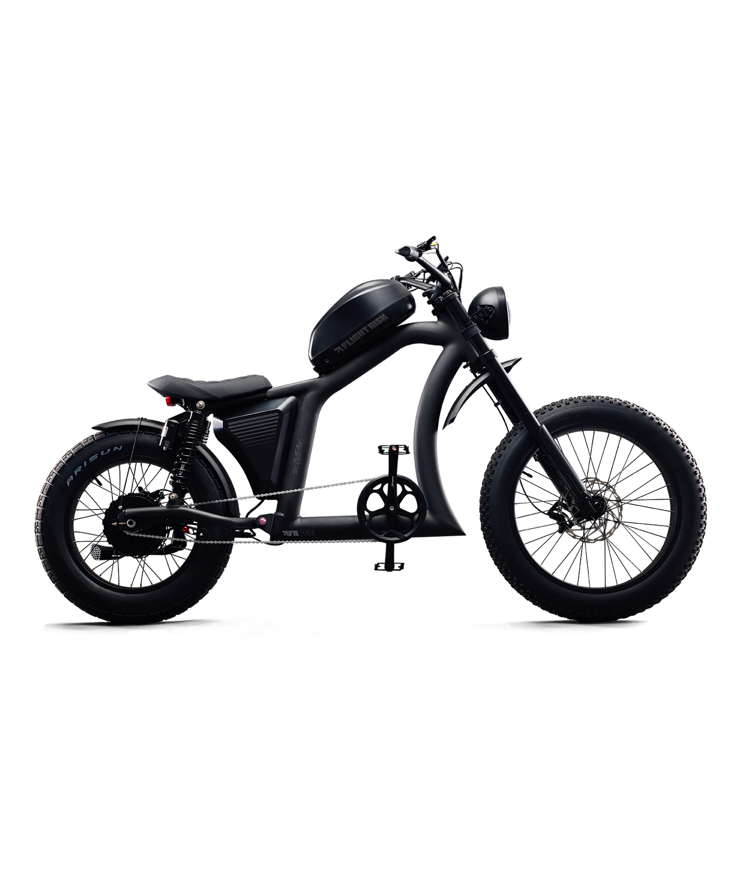 FR777 - BLACK E-bike with Dual Motors | Flight Risk Australia