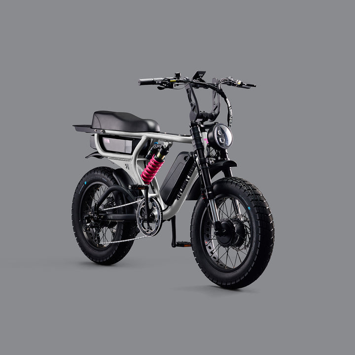 FR555 - Black Electric Bike with Suspension | Flight Risk