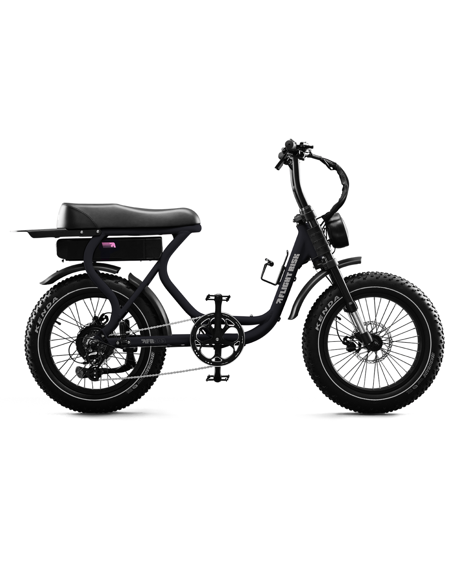 FR777 - BLACK E-bike with Dual Motors | Flight Risk Australia