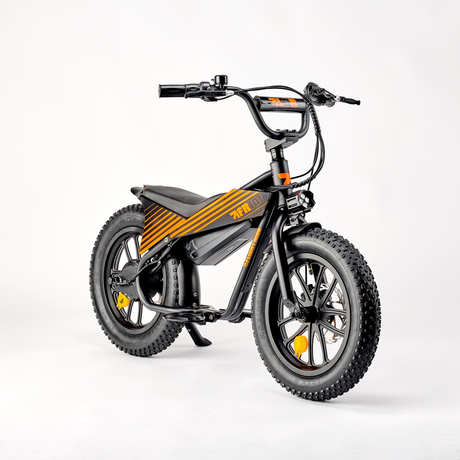 FR505 - Silver E-bike With GPS | Flight Risk Australia
